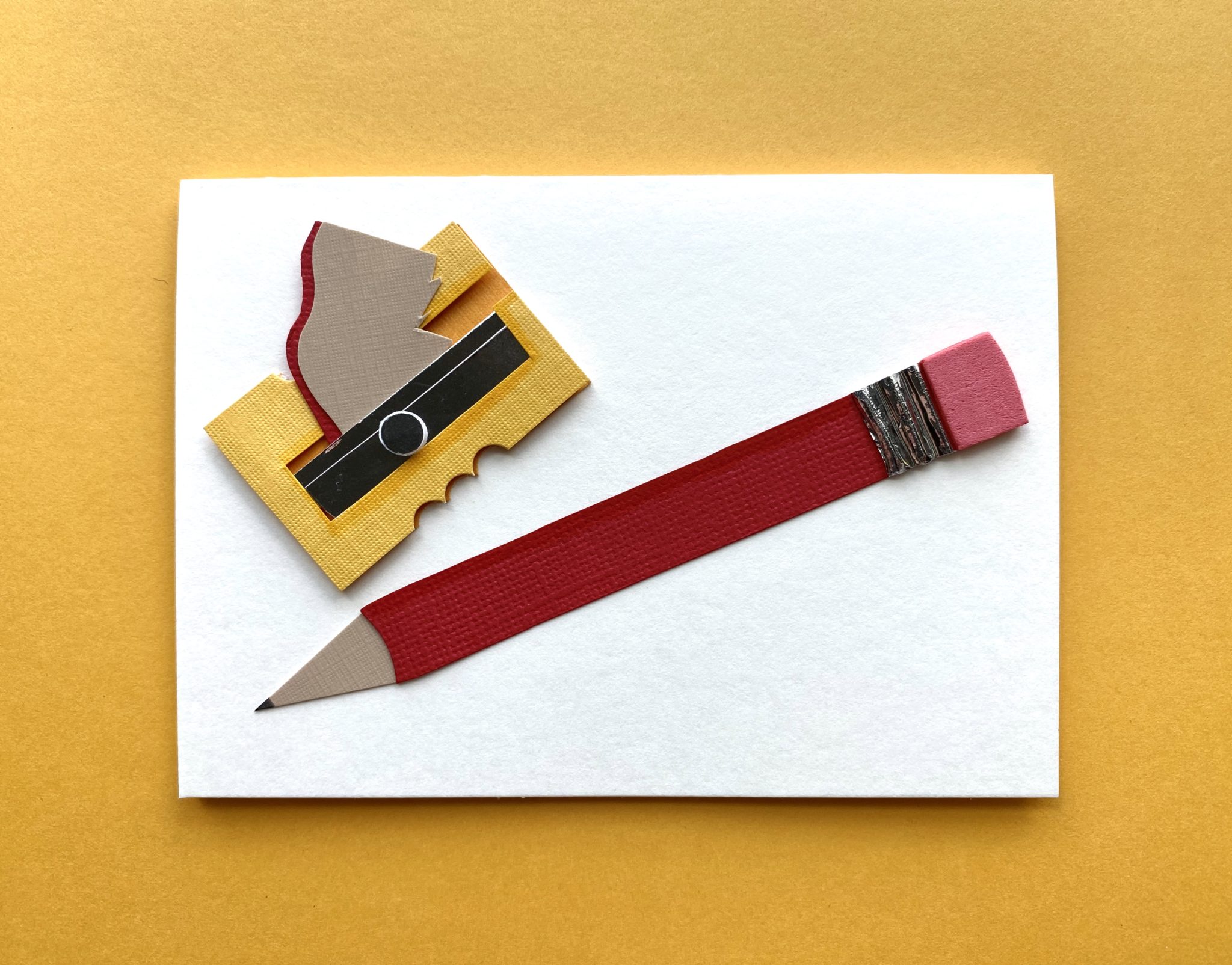 Paper Art Pencil Cards - Longhand Pencils