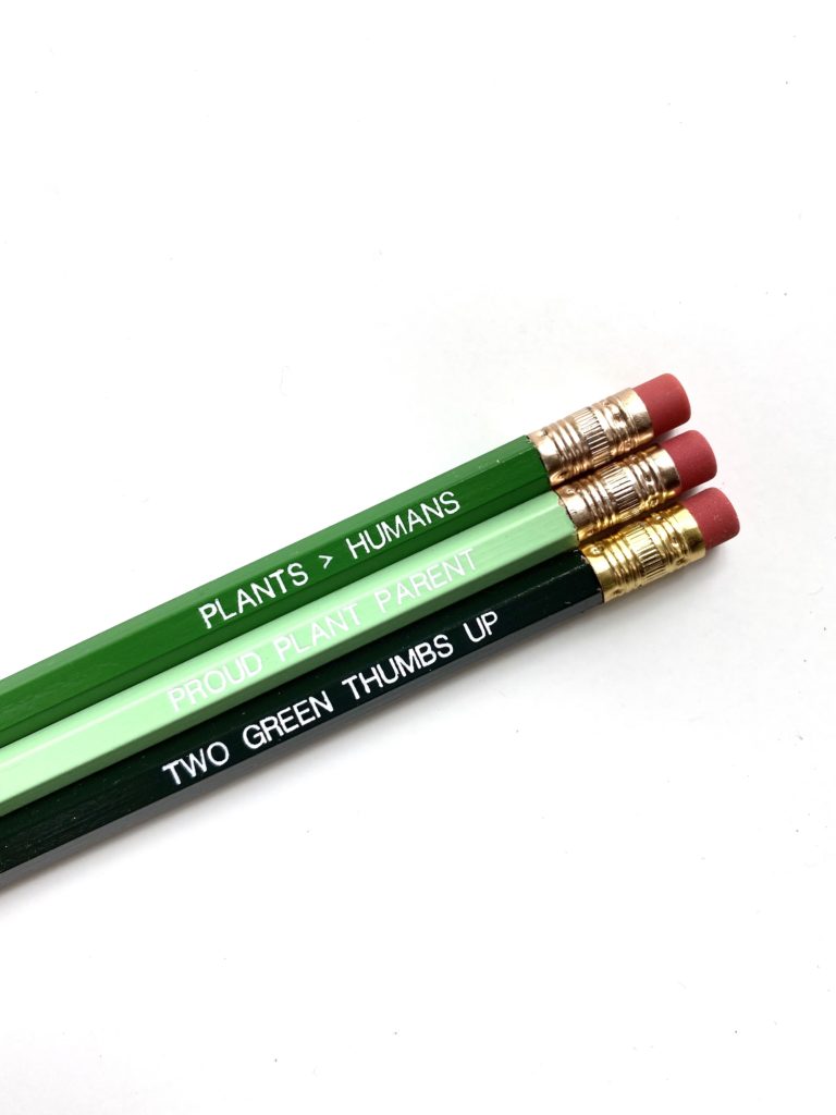 Plant Lovers - Longhand Pencils